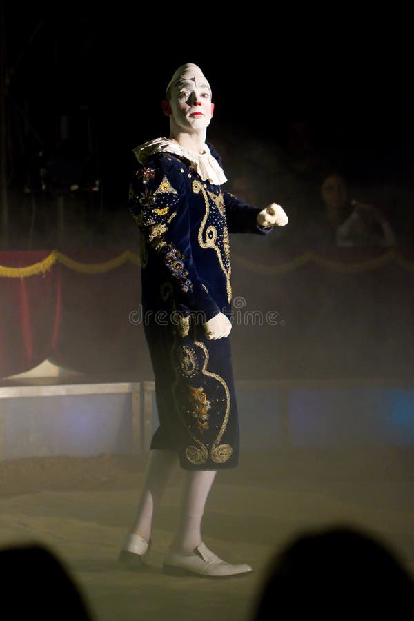 Pagliaccio immagine editoriale. Immagine di artisti, sorriso - 19429025