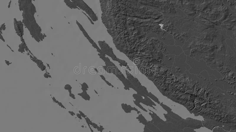 Pago Island. Croatia. Bilevel Stock Illustration - Illustration of ...