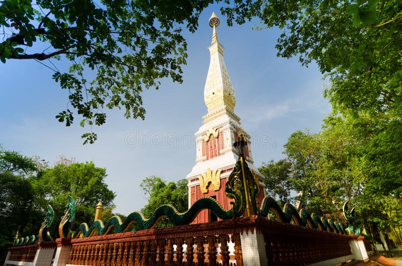 Pagoda Againt Blue Sky Balckground. Stock Photo - Image of buddhism ...