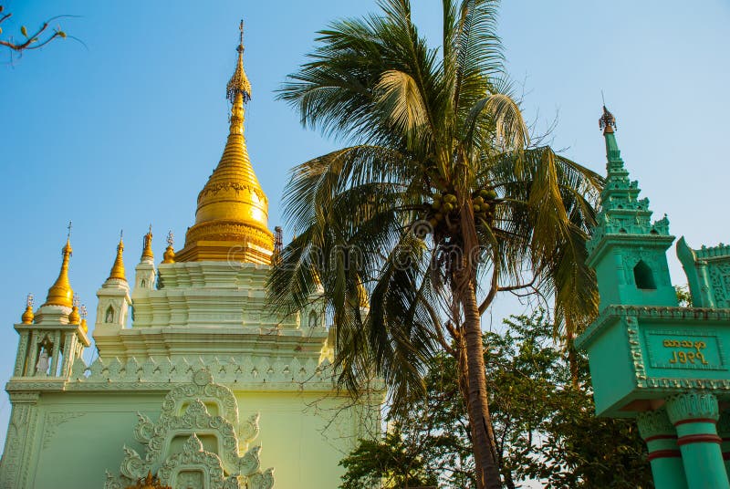 Pagoda Amarapura, Myanmar Burma Image stock - Image du fond ...