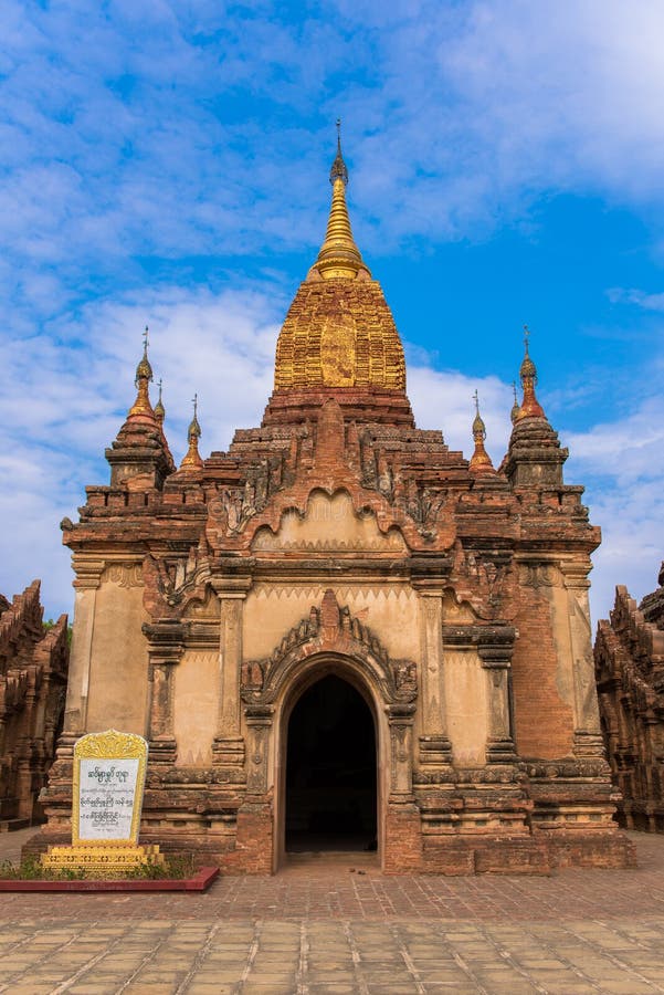 Pagoda in Bagan stock image. Image of historical, bagan - 31390717