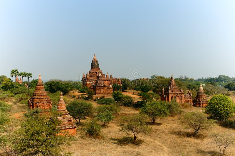 Pagoda in Bagan stock image. Image of heritage, path - 69094549