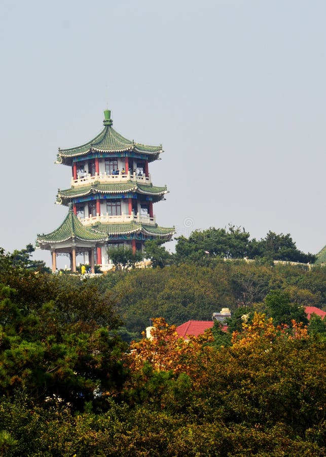 The pagoda building editorial photography. Image of high - 60934192