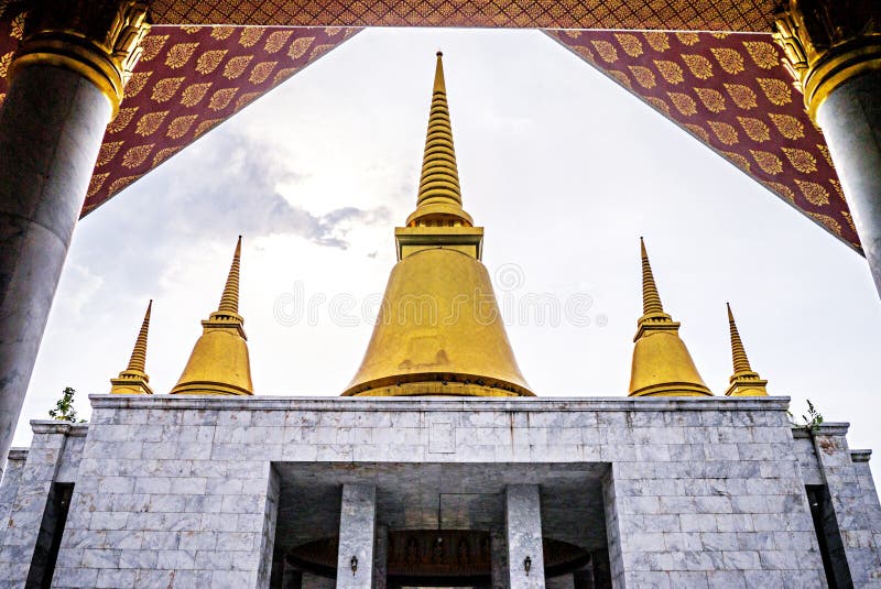 The pagoda stock image. Image of bodhi, symbolize, thailand - 101104483