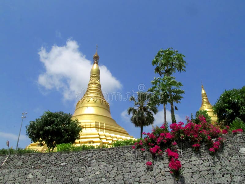 Pagoda stock image. Image of building, meditation, golden - 78468237