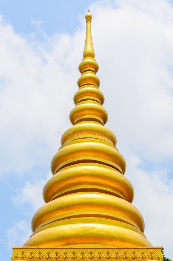 Pagoda with in the Sky Blue. Stock Photo - Image of holy, religious ...