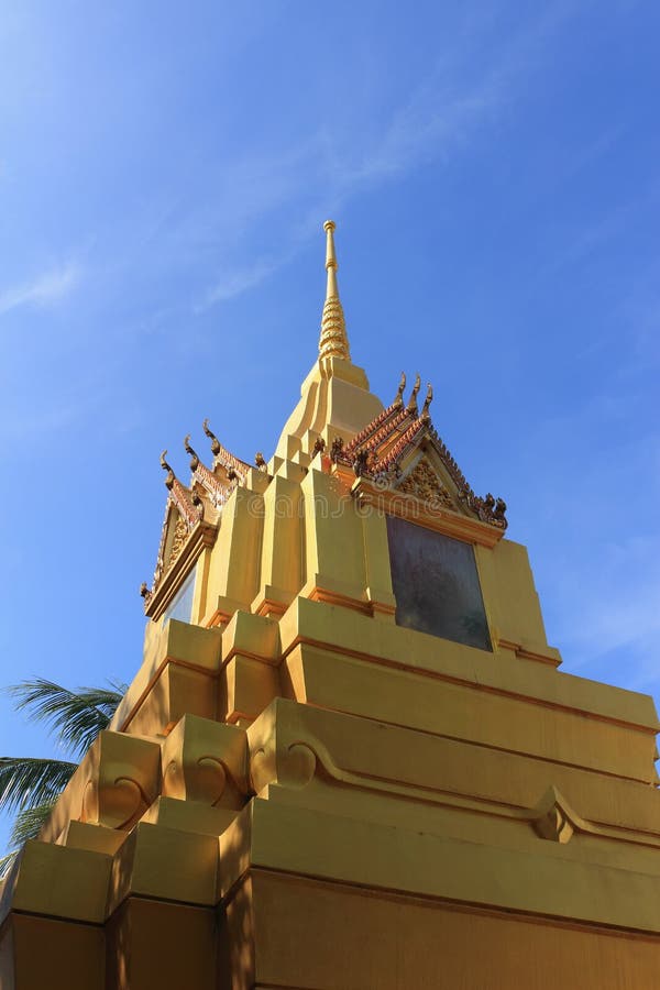 Pagoda at Wat satue stock image. Image of beautiful, pagoda - 46330505