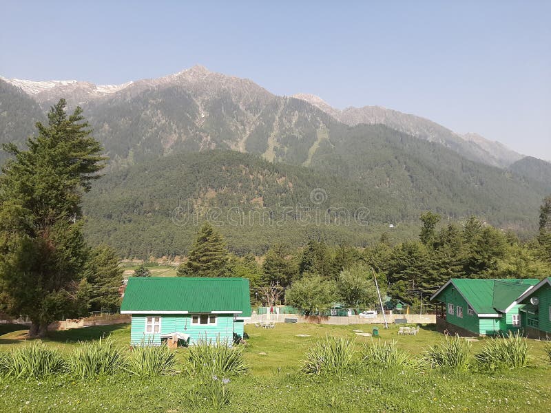 Pahalgam the Ever Beautiful Stock Image - Image of meadow, pahalgam ...