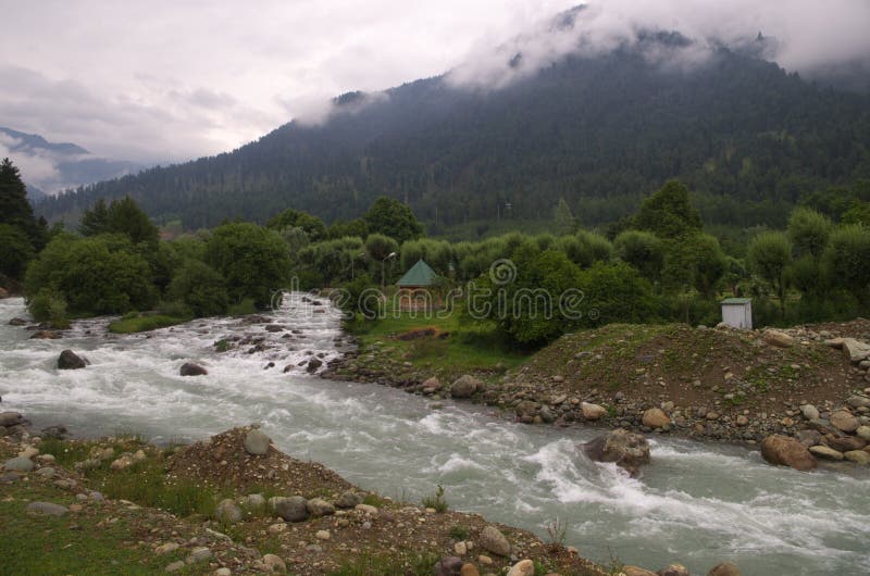 Pahalgam Scenery-2 stock image. Image of color, nature - 95782855