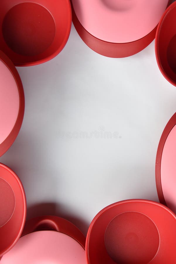 Tupperware Serving Set with Wood Table Background Stock Image - Image ...