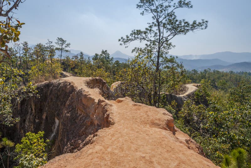 Pai Canyon, Thailand stock image. Image of rock, mountain - 148526547