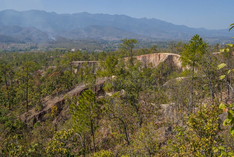 Pai Canyon, Thailand stock image. Image of rock, forest - 148526655