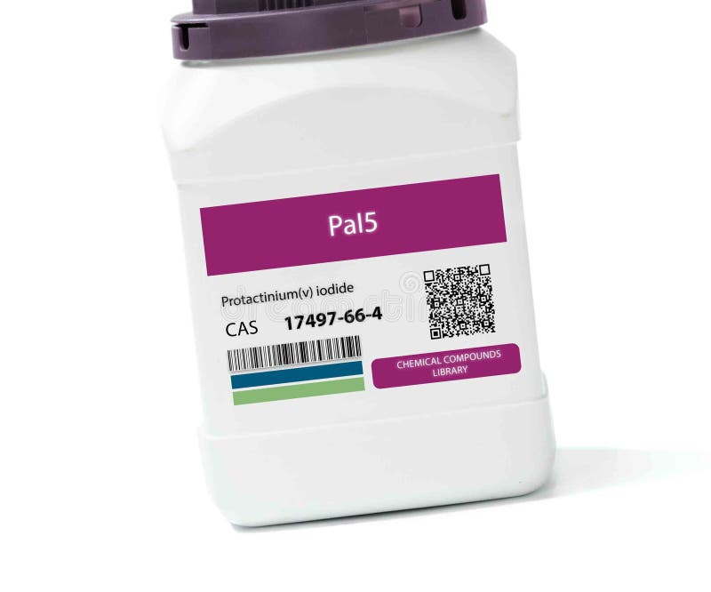 PaI5 - Protactinium Pentaiodide Stock Photo - Image of glass, edeg ...