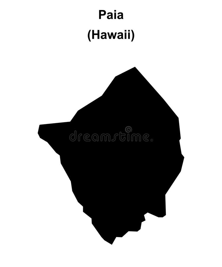 Paia Outline Stock Illustrations – 1 Paia Outline Stock Illustrations ...