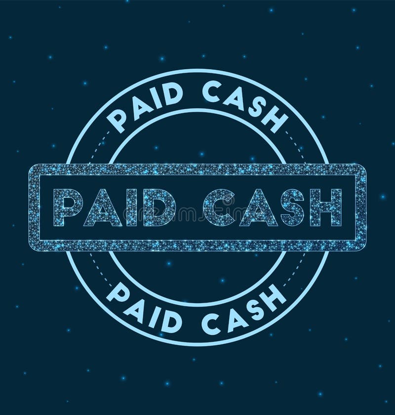 Paid Cash rubber stamp stock illustration. Illustration of payment ...