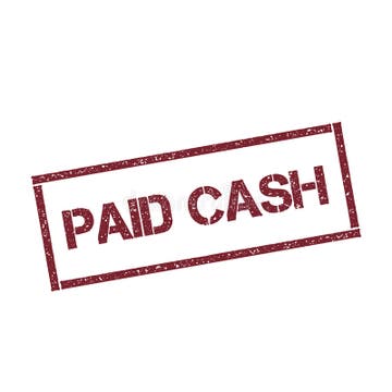 Paid Cash Stamp Stock Illustrations – 538 Paid Cash Stamp Stock ...