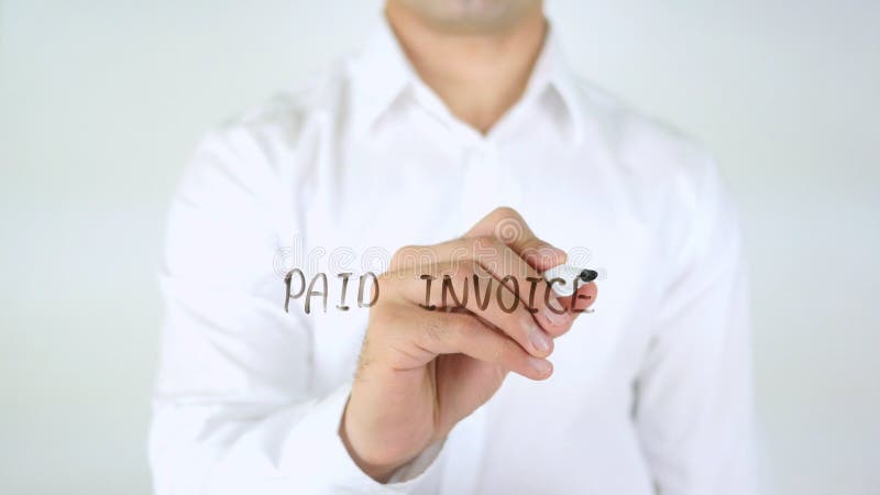 Paid Invoice stock image. Image of paperwork, account - 16938601