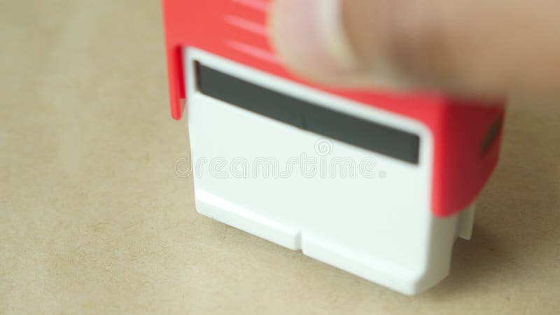 Paid Invoice and Rubber Stamp on Paper , Stock Video - Video of ...