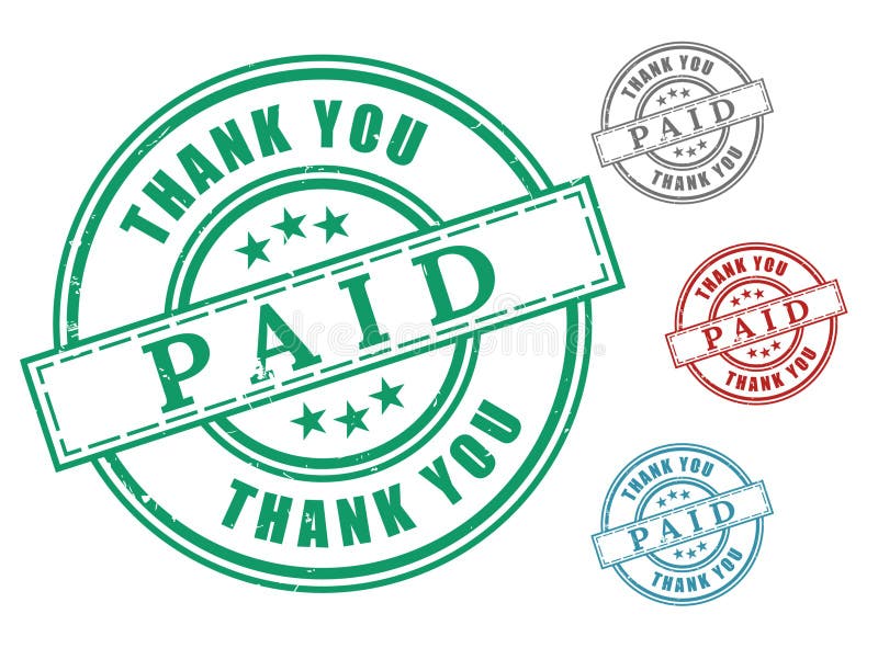 Rubber Stamp Blue Paid Stock Illustrations – 311 Rubber Stamp Blue Paid ...