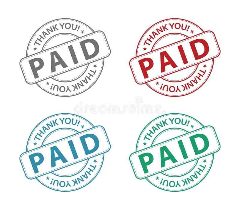 Paid Stamp Stock Illustrations – 3,158 Paid Stamp Stock Illustrations ...