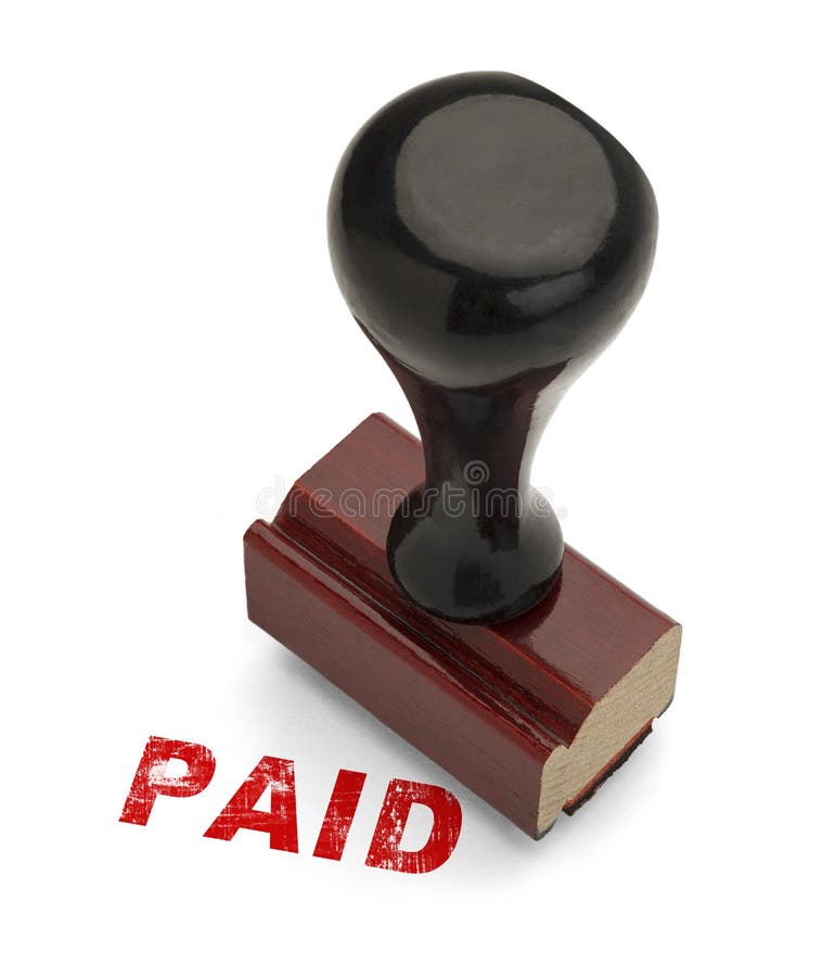 Paid Invoice stock image. Image of paperwork, account - 16938601
