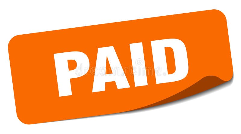 Paid Sticker Stock Illustrations – 1,615 Paid Sticker Stock ...
