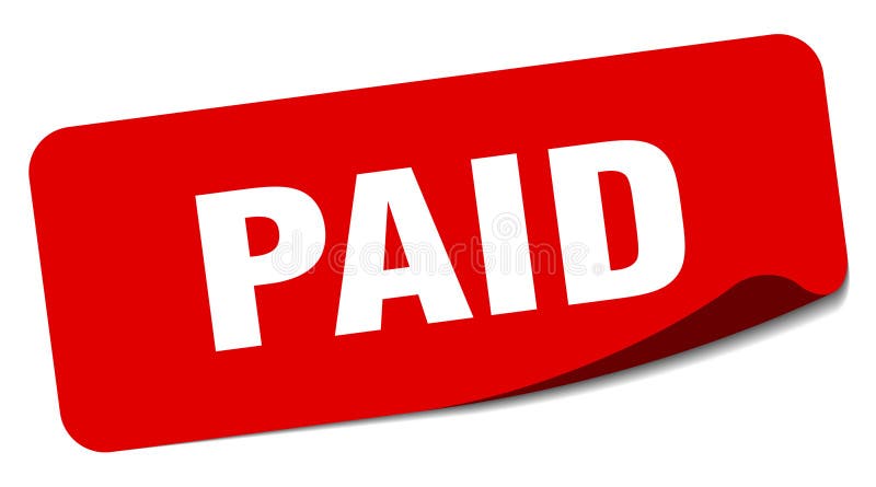 Paid Sticker Stock Illustrations – 1,615 Paid Sticker Stock ...