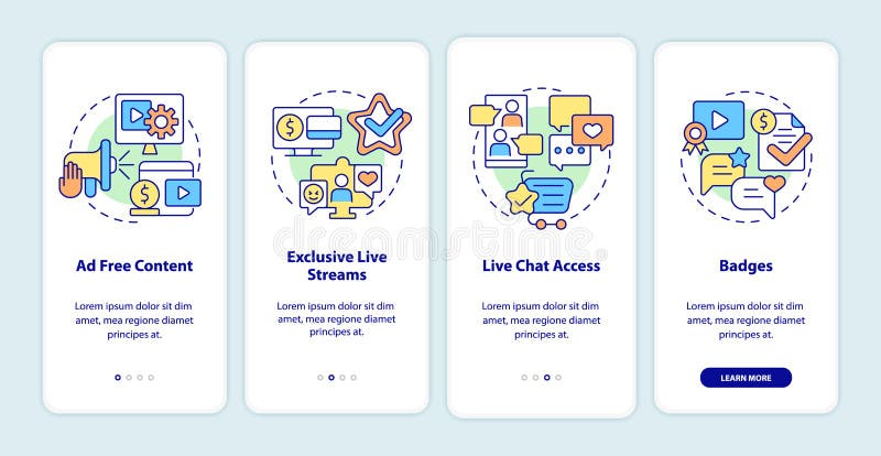 Subscription Features Stock Illustrations – 859 Subscription Features ...