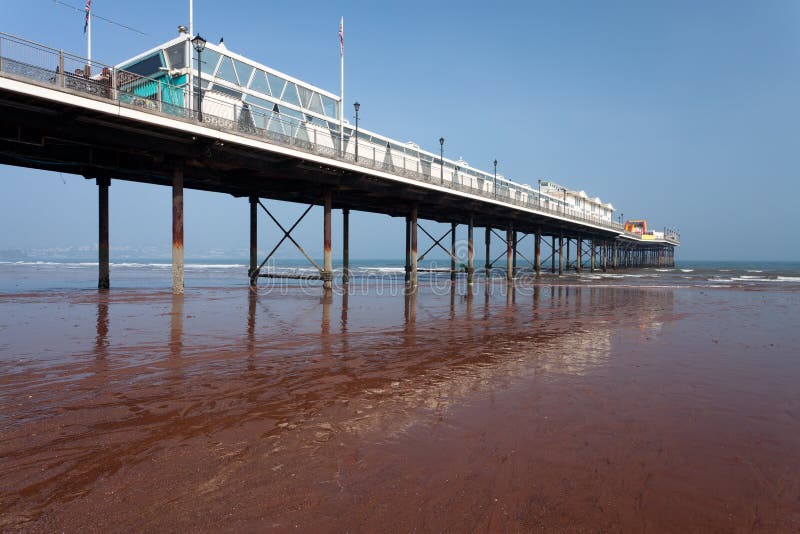 Paignton stock photo. Image of seaside, building, piers - 24367416