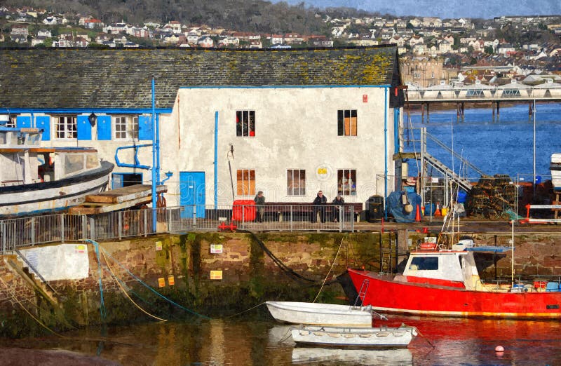 Paignton Harbour stock image. Image of dinghies, colour - 43437787