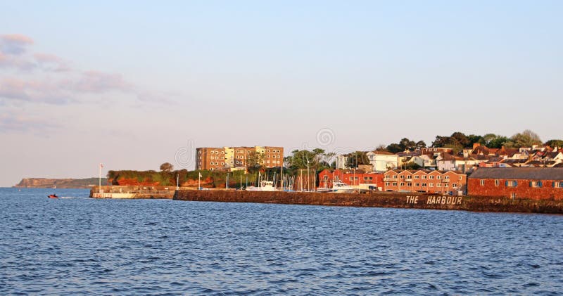 Paignton Seafront and Harbour, Torbay Stock Photo - Image of view ...