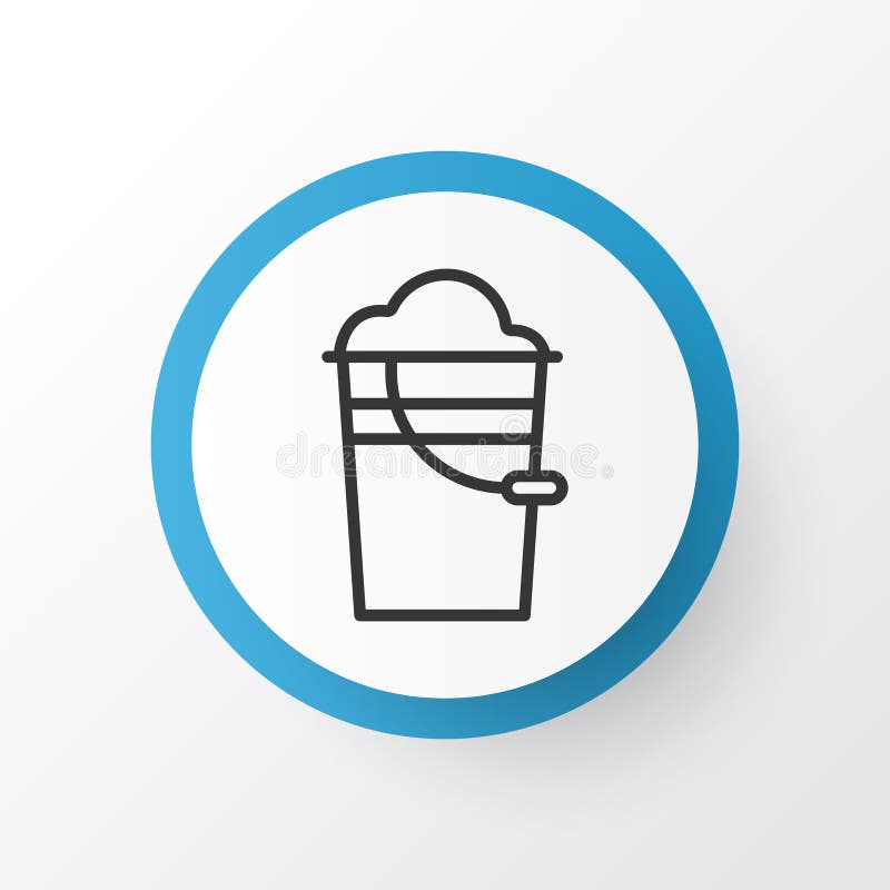 Pail Icon Symbol. Premium Quality Isolated Bucket Element in Trendy ...