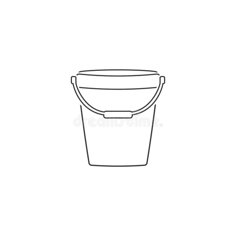 Pail Template Stock Illustrations – 1,785 Pail Template Stock ...