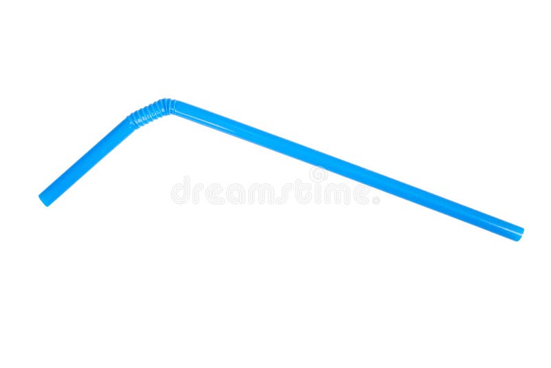Paille en plastique unique image stock. Image du ordures - 156341593
