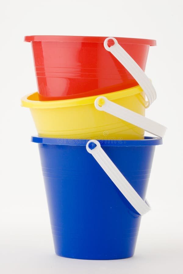 Pails stock photo. Image of blue, white, empty, bucket - 2209682