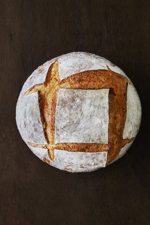 Pain au Levain stock image. Image of levitating, stacked - 93005409