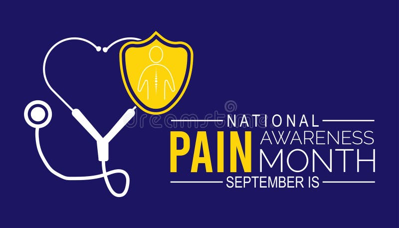 Pain Awareness Month is Observed Every Year on September. Stock Vector ...