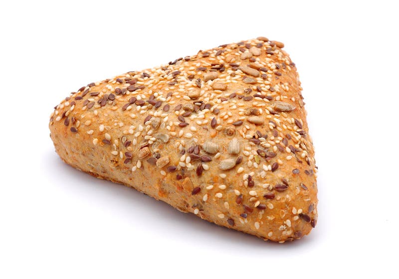 Pain de triangle photo stock. Image du pavot, nutrition - 13879572