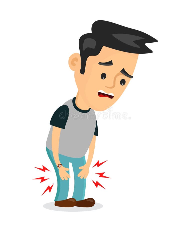 Pain in the Legs Problems.vector Flat Stock Vector - Illustration of ...