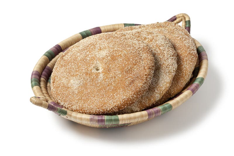 Pain marocain de semoule image stock. Image du fond, maroc - 44844043