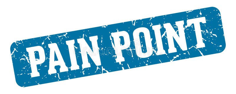Pain Point Rectangular Sign. Pain Point Stamp Stock Vector ...