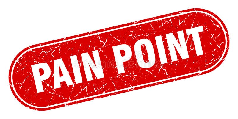 Pain point stamp stock vector. Illustration of textured - 136960951
