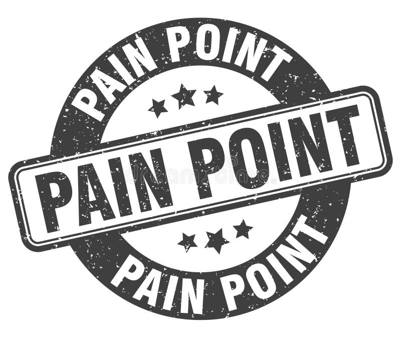 Pain Point Stamp. Pain Point Label. Round Grunge Sign Stock Vector ...