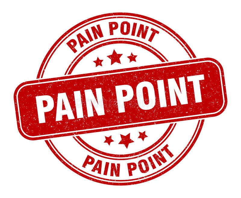 Pain Point Stamp. Pain Point Round Grunge Sign Stock Vector ...