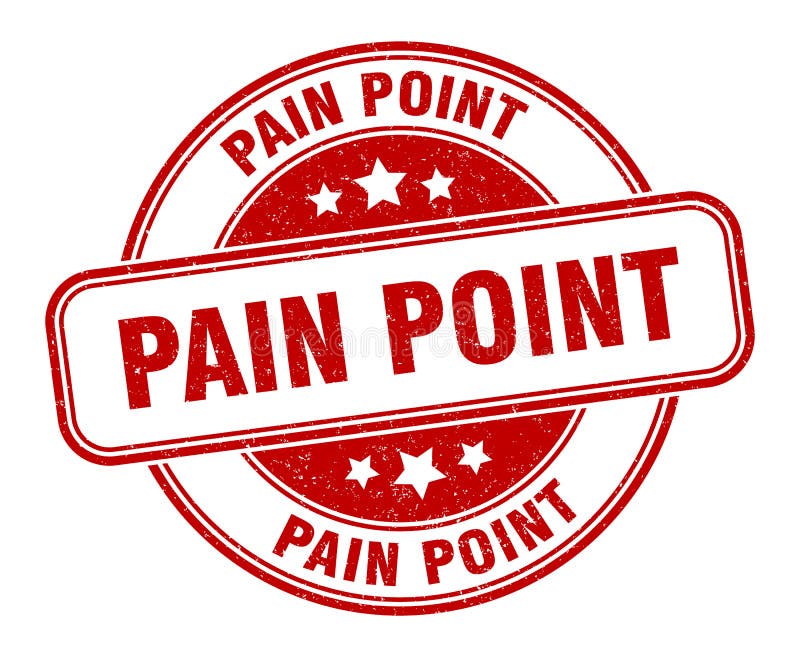 Pain Point Stamp. Pain Point Round Grunge Sign Stock Vector ...