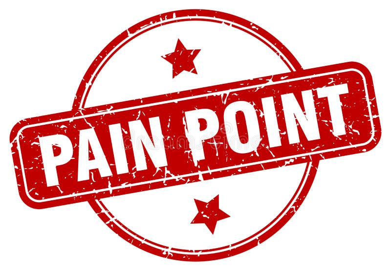 Pain Point Stamp. Pain Point Round Grunge Sign Stock Vector ...