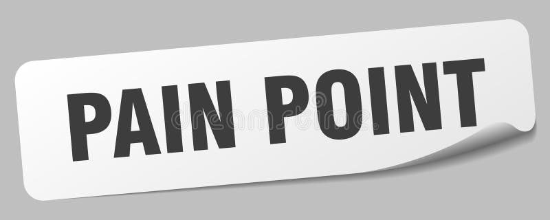 Pain Point Icon. Red Hurt Symbol. Concentric Ache Localization Sign ...