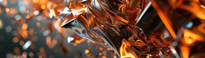 Pain Represented through Jagged Distorted Abstract Shapes Stock ...