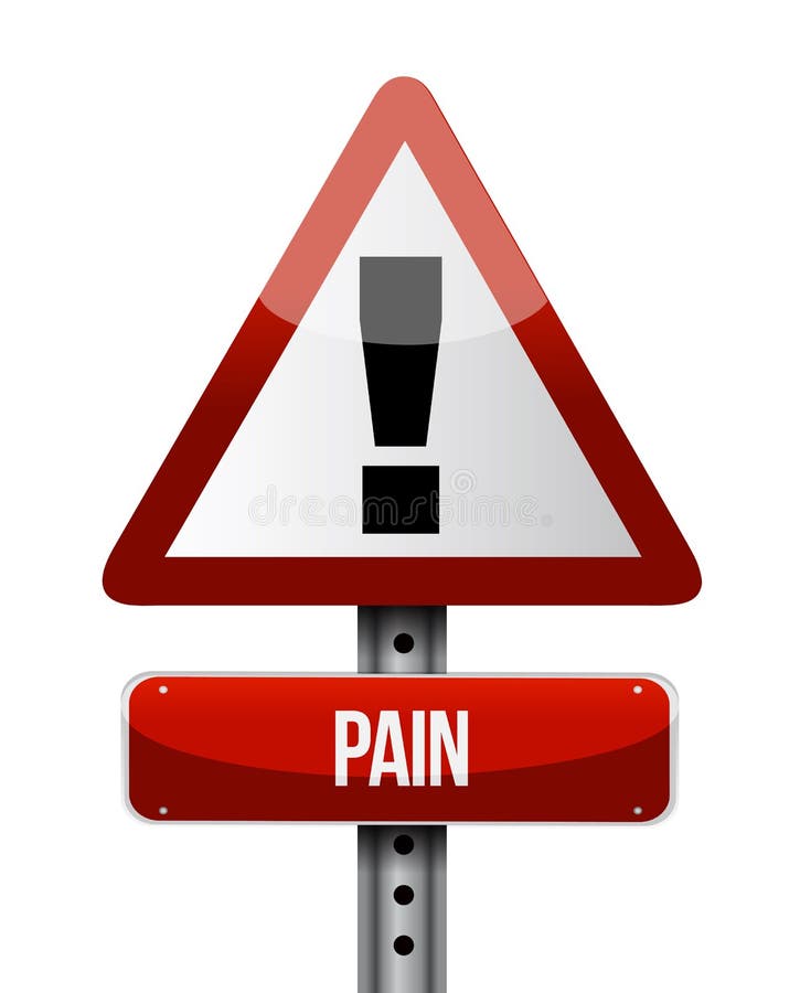 Pain Relief Road Sign Illustration Design Stock Illustrations – 7 Pain ...