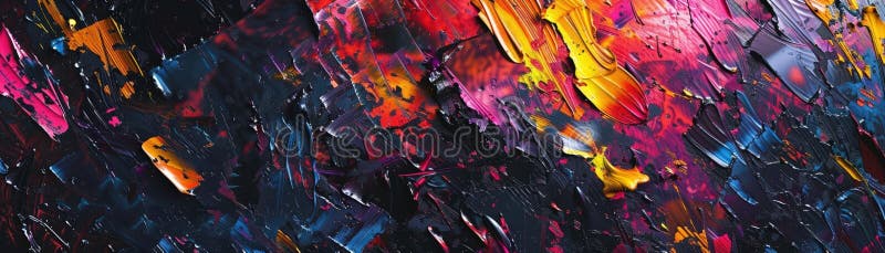 Pain Visualized through Intense Jagged Abstract Art Stock Illustration ...
